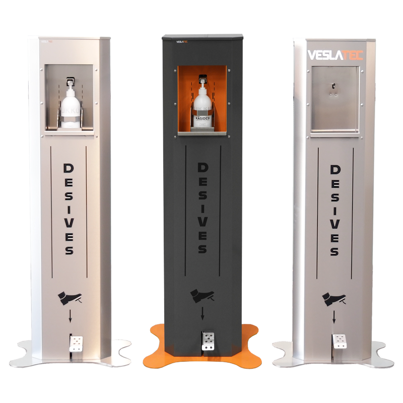 Category: Foot-operated sanitiser dispensers - Veslatec